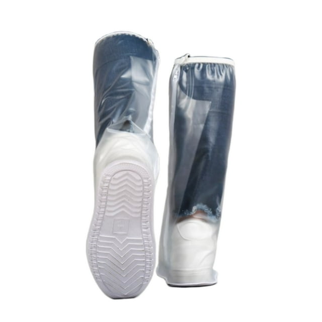 Trrcylp Rain Shoes Cover Foldable Reusable PVC Snow Overshoes Sole ...