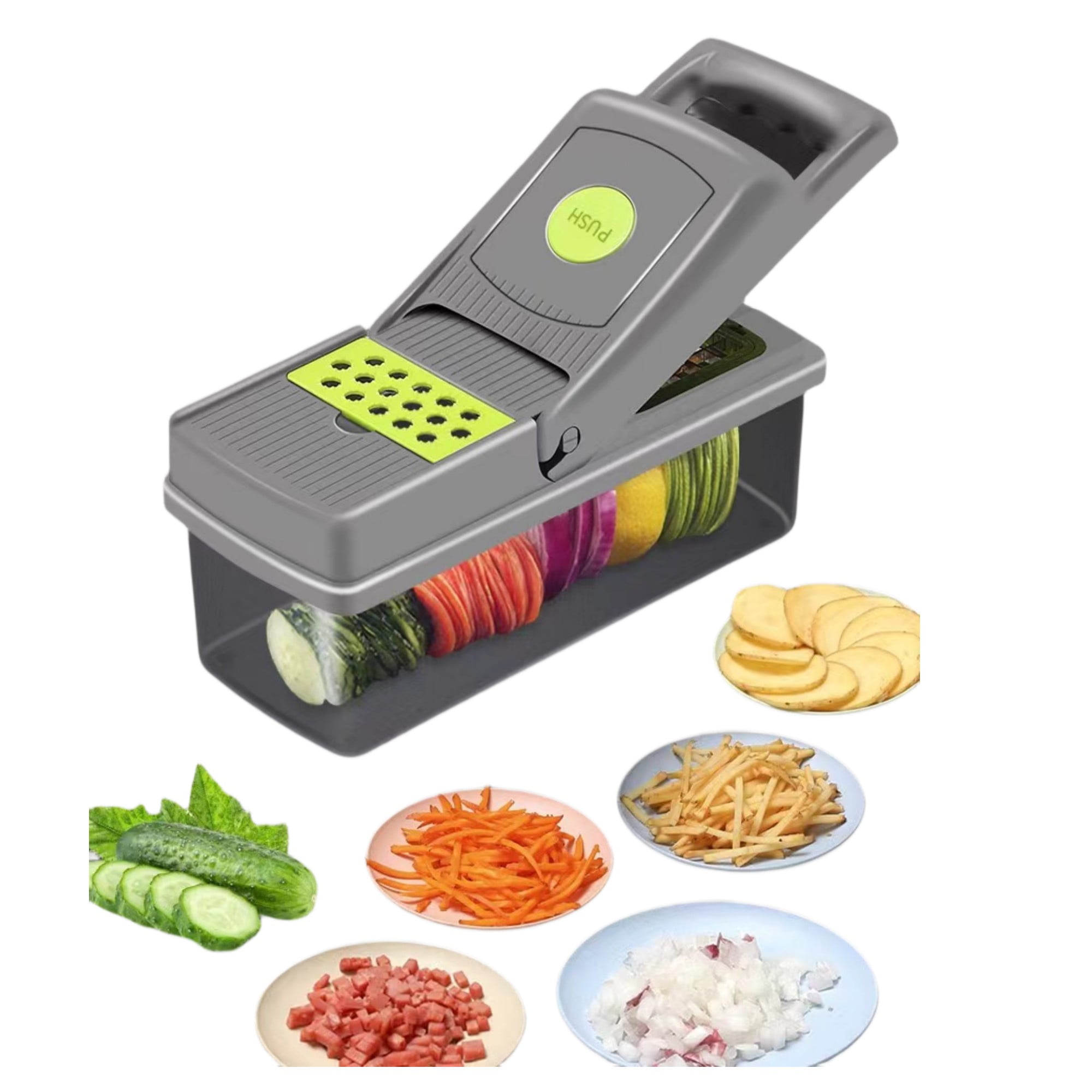 Trrcylp Vegetable Chopper - Multifunctional Veg Kitchen Cutter ...