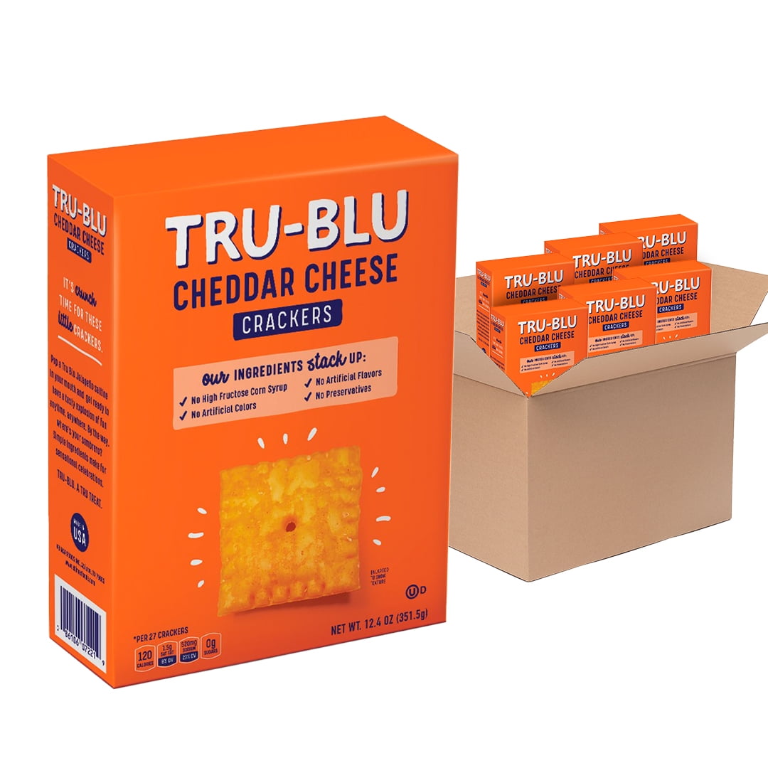 Tru Blu Cheese Crackers, 12.4 oz, Pack of 6 - Walmart.com