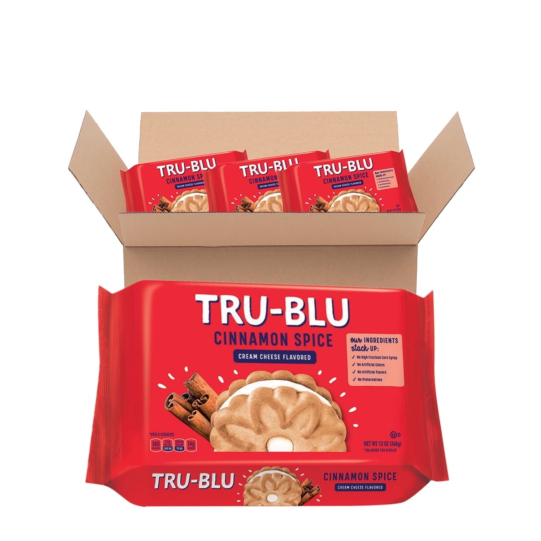 Tru Blu Cinnamon Spice Cookie Cream Cheese Flavor, 12 oz, Pack of 3 ...