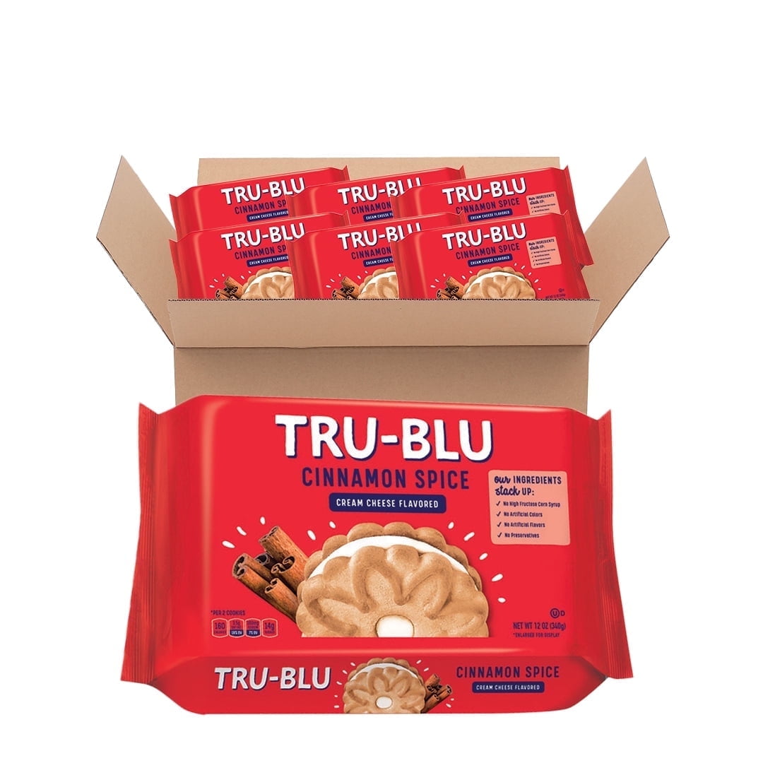 Tru Blu Cinnamon Spice Cookie Cream Cheese Flavor, 12 oz, Pack of 6 ...