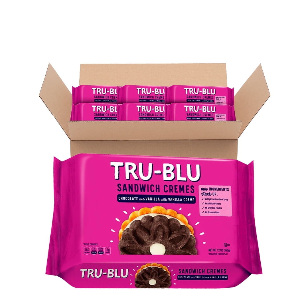 Tru Blu Duplex Cookie, 12 oz, Pack of 6 - Walmart.com