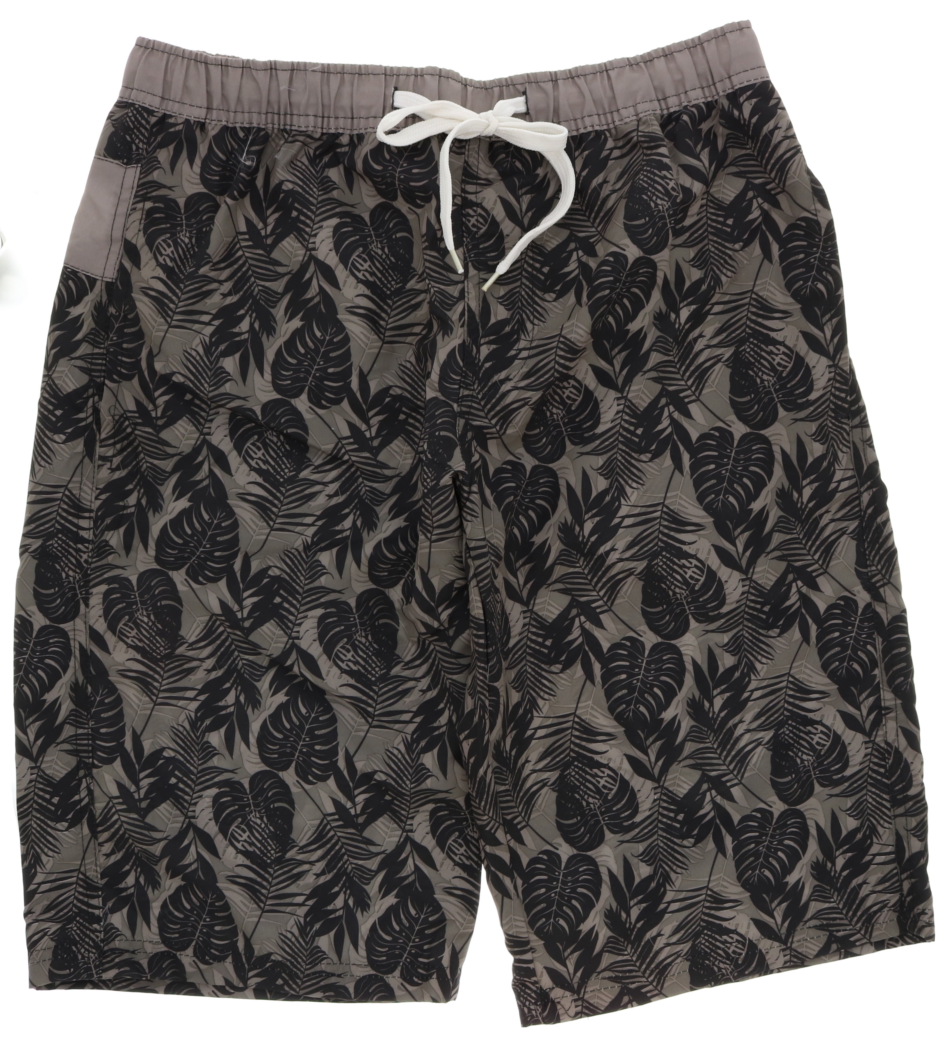 Tru Cal Men's Tropical Swim Trunks No Grommets with Side Slit Pockets ...