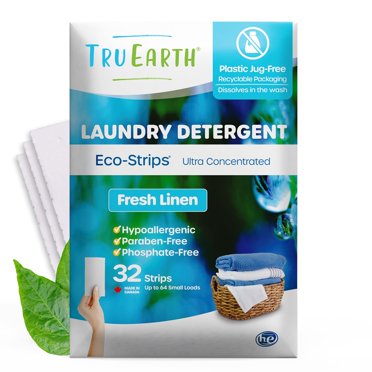 Earth Breeze Eco-Friendly Laundry Detergent Sheets - Fresh Scent, No Plastic Jug (60 Loads ...