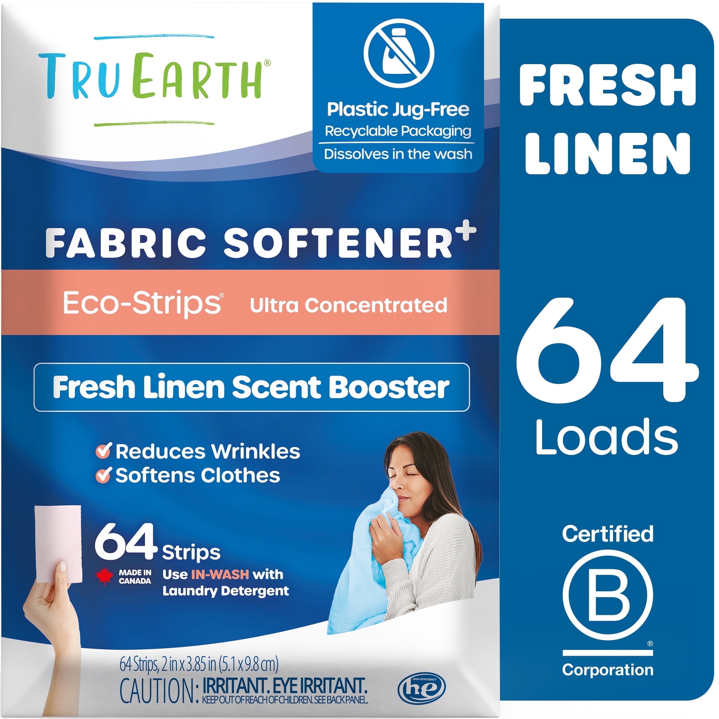 Tru Earth Fabric Sheets - Fabric softeners for supermarkets - Walmart ...