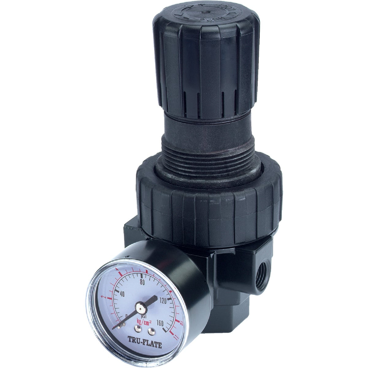 Tru-Flate 3/8 In. FNPT 250 PSI 65 CFM Compact Pressure Regulator 27-414 - Walmart.com