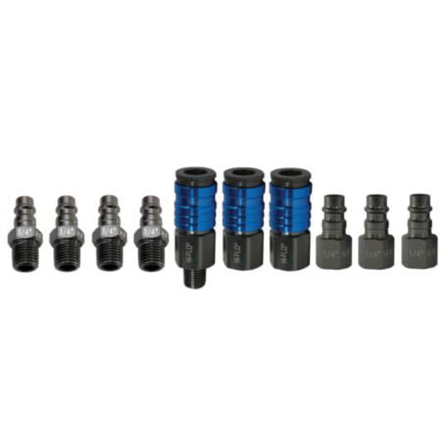 Tru-Flate Hi Flo Coupler and Plug Kit, 10 Piece - Walmart.com
