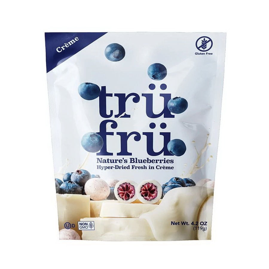 Tru Fru Hyper-Dried Blueberries in Creme 4.2 oz. - Walmart.com