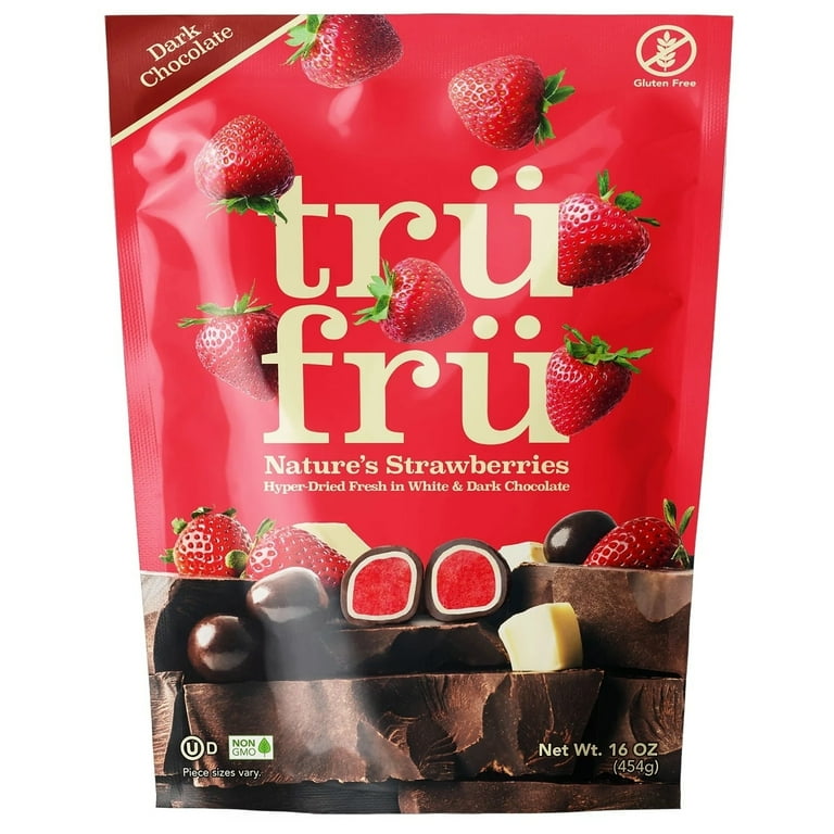 Tru Fru White Dark Chocolate Frozen Whole Raspberries 8oz, 48% OFF