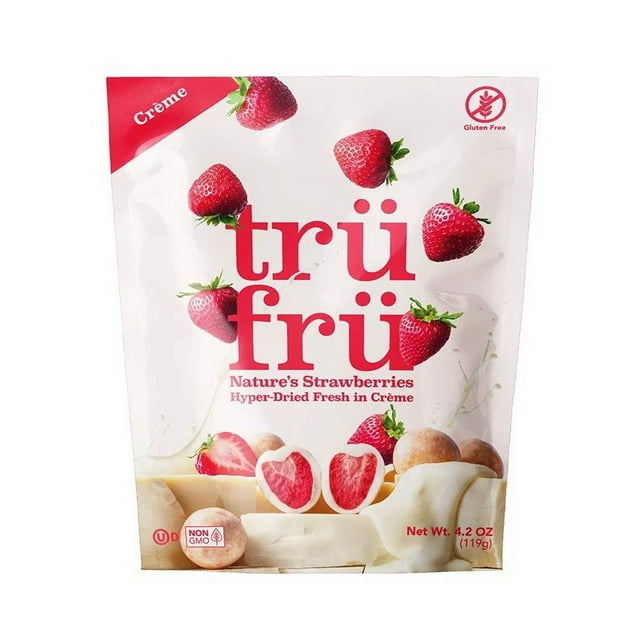 Tru Fru Hyper Dried Strawberries In Creme 42 Oz