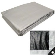 TruGuard HD-GT-SB-1012 Storage Tarp Cover, Silver/Black Polyethylene ...