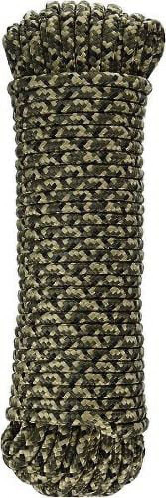 Tru-Guard 642851 Roll Of 3/8" x 100' Foot Camouflage Polypropylene Rope ...