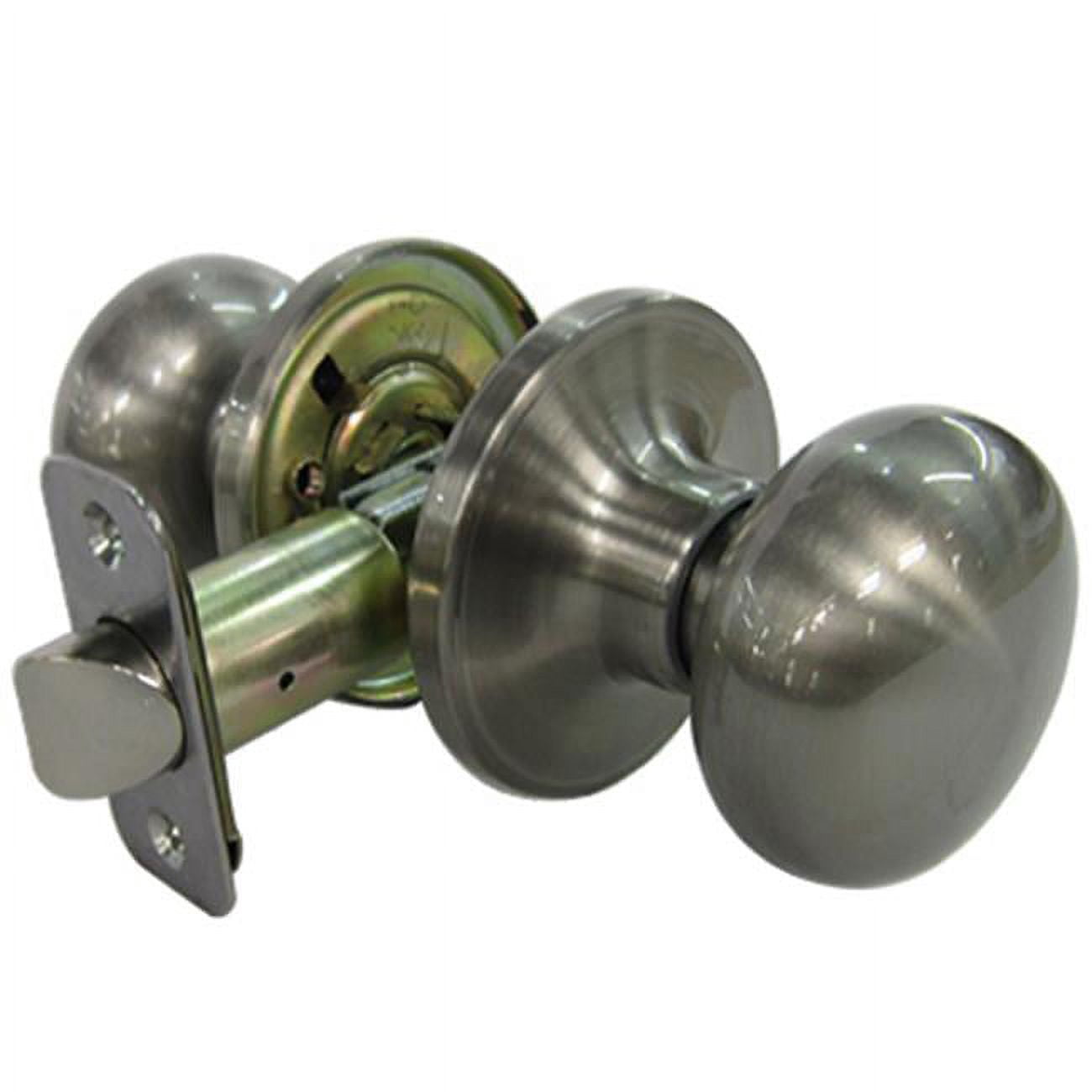 Tru-Guard Mushroom Passage Knob Set, Satin Nickel - Walmart.com