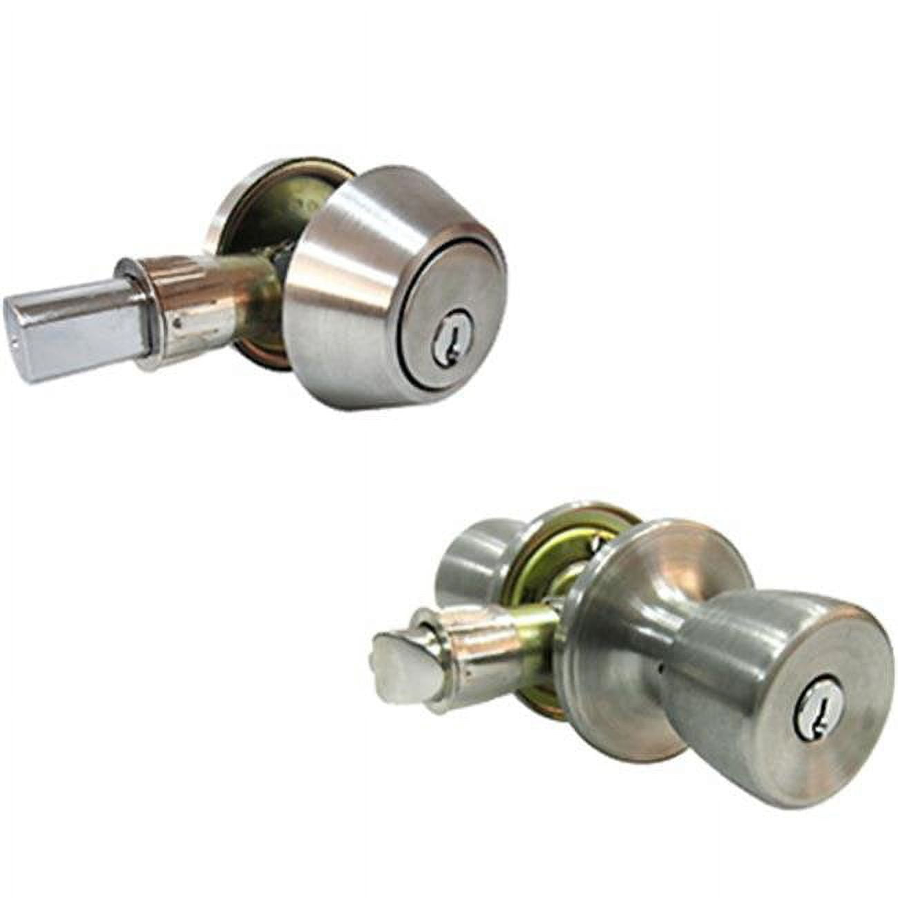 Tru-Guard Tulip Mobile Home Combination Lockset, Stainless Steel ...