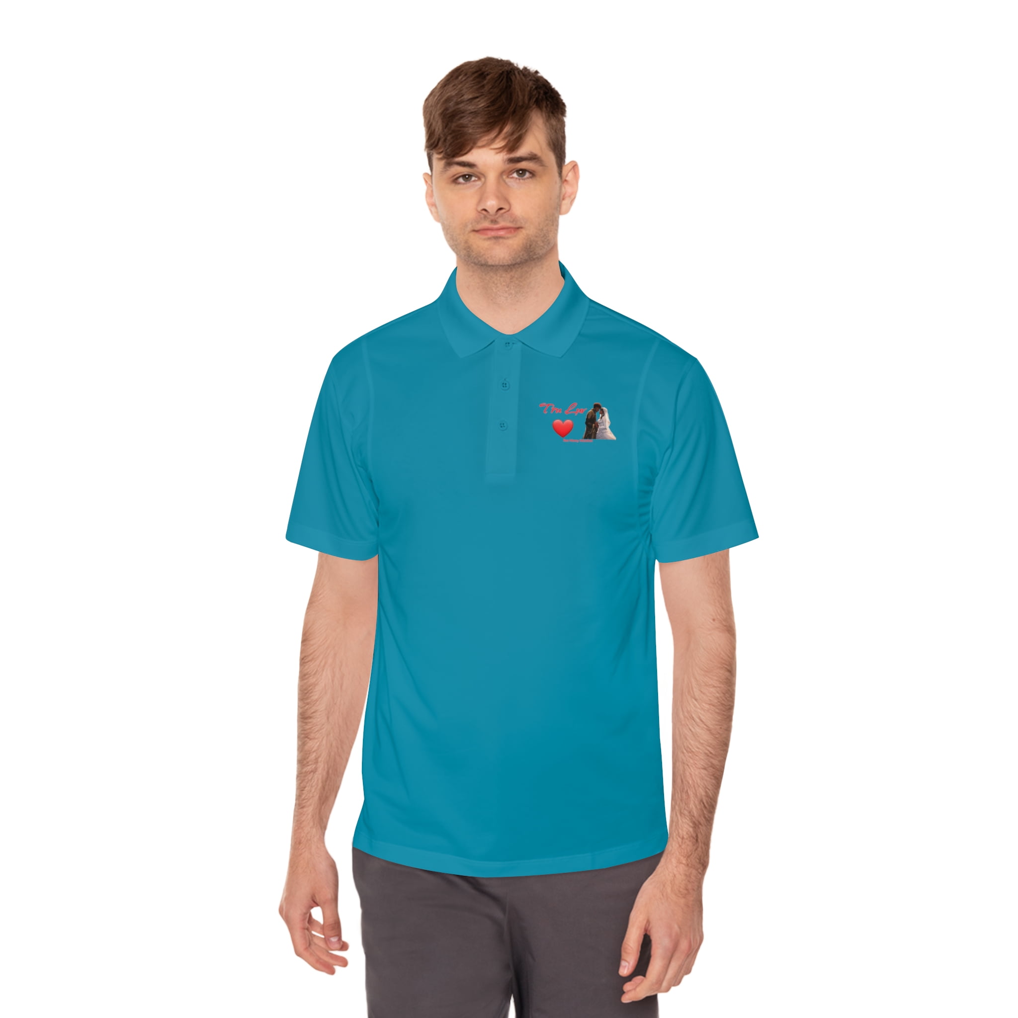 Tru Luv Men's Sport Polo Shirt - Walmart.com