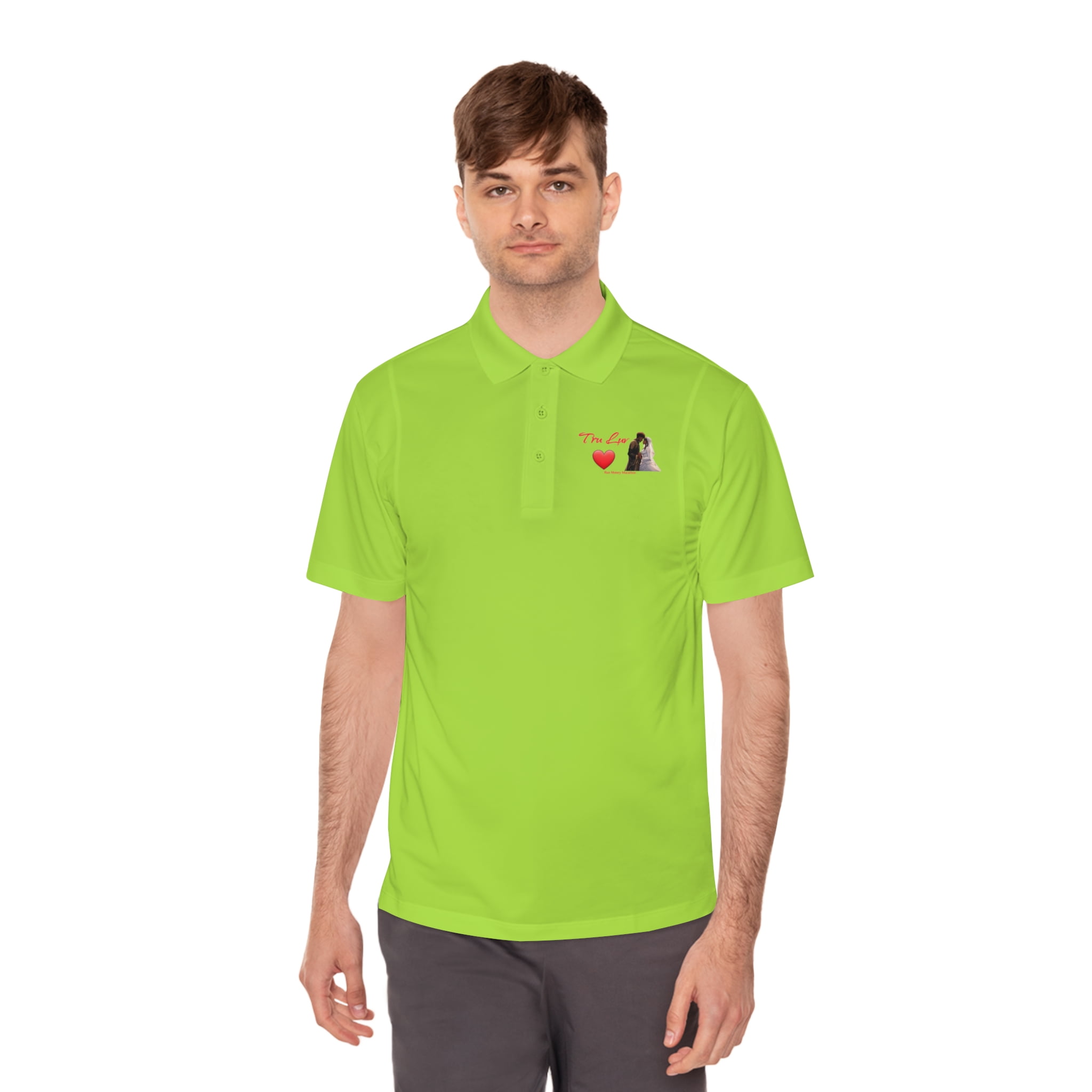 Tru Luv Men's Sport Polo Shirt - Walmart.com