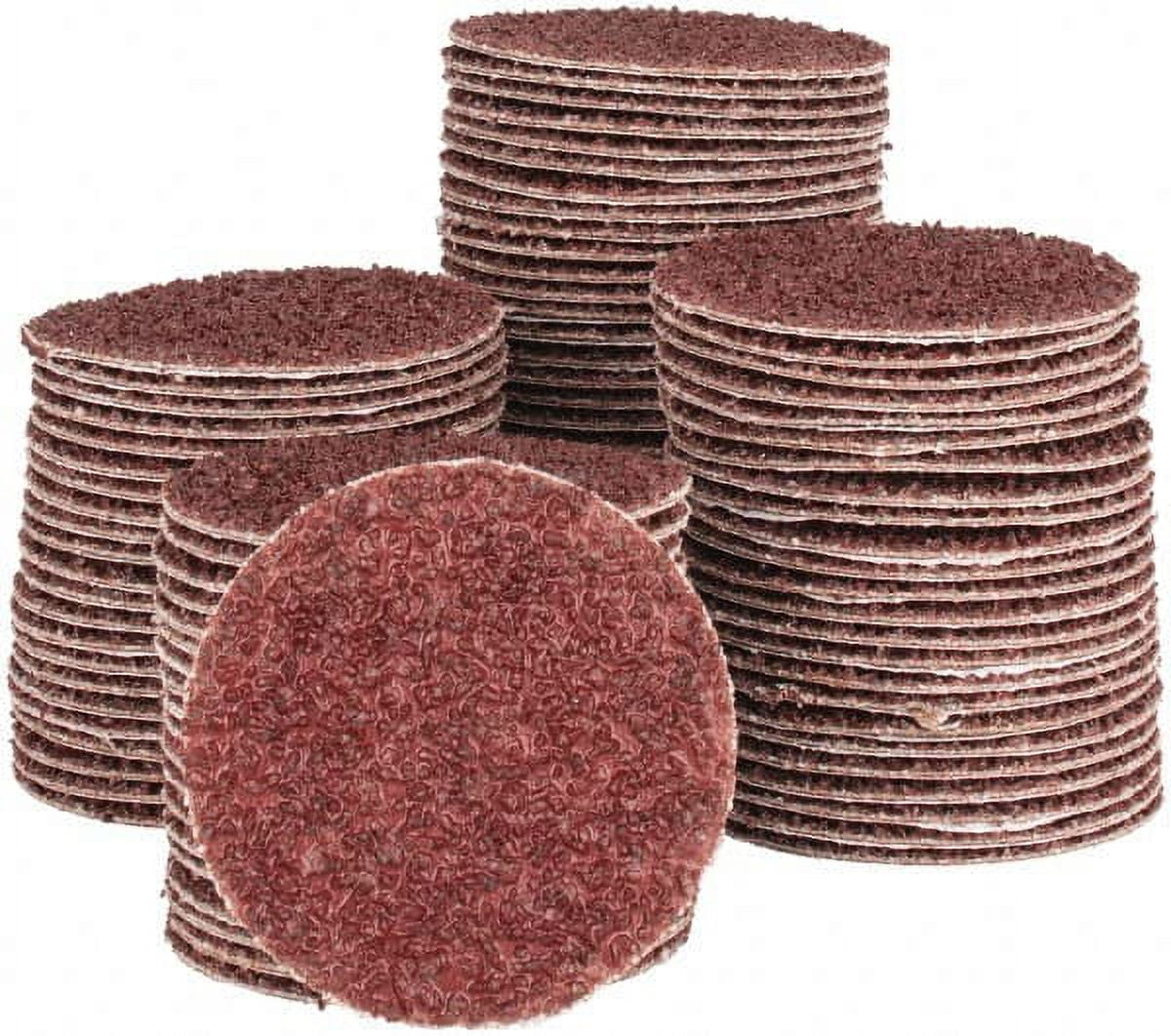 Tru-Maxx 2" Diam, 24 Grit Aluminum Oxide Adhesive PSA Disc Very Coarse ...