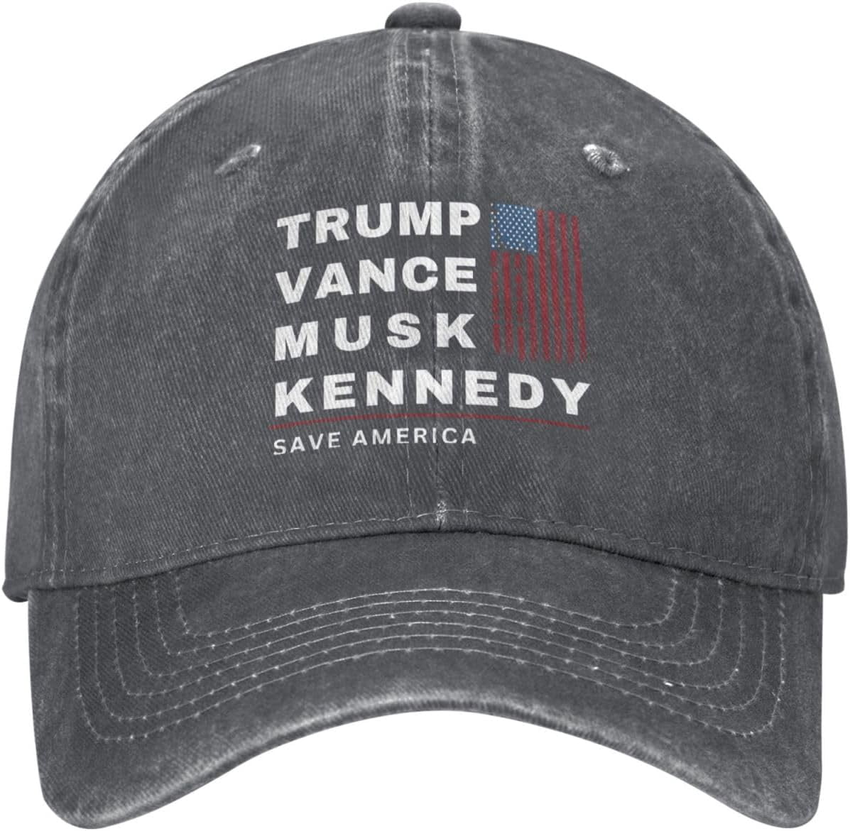 Tru_Mp Vance Musk Kennedy Save America Cowboy Hat Breathable Trucker ...