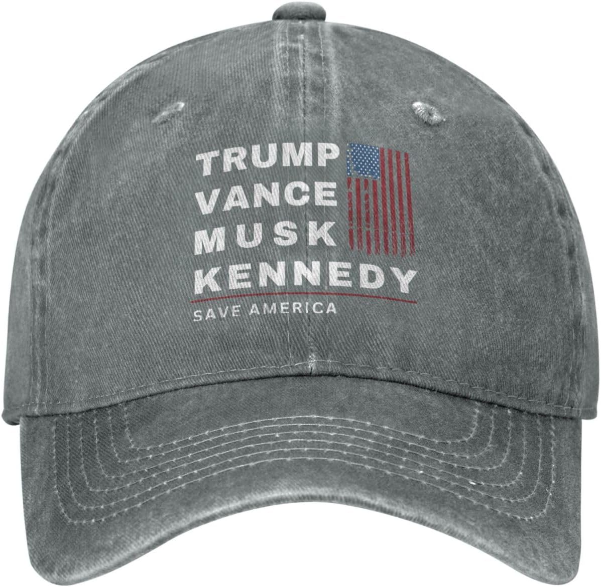 Tru_Mp Vance Musk Kennedy Save America Cowboy Hat Breathable Trucker ...