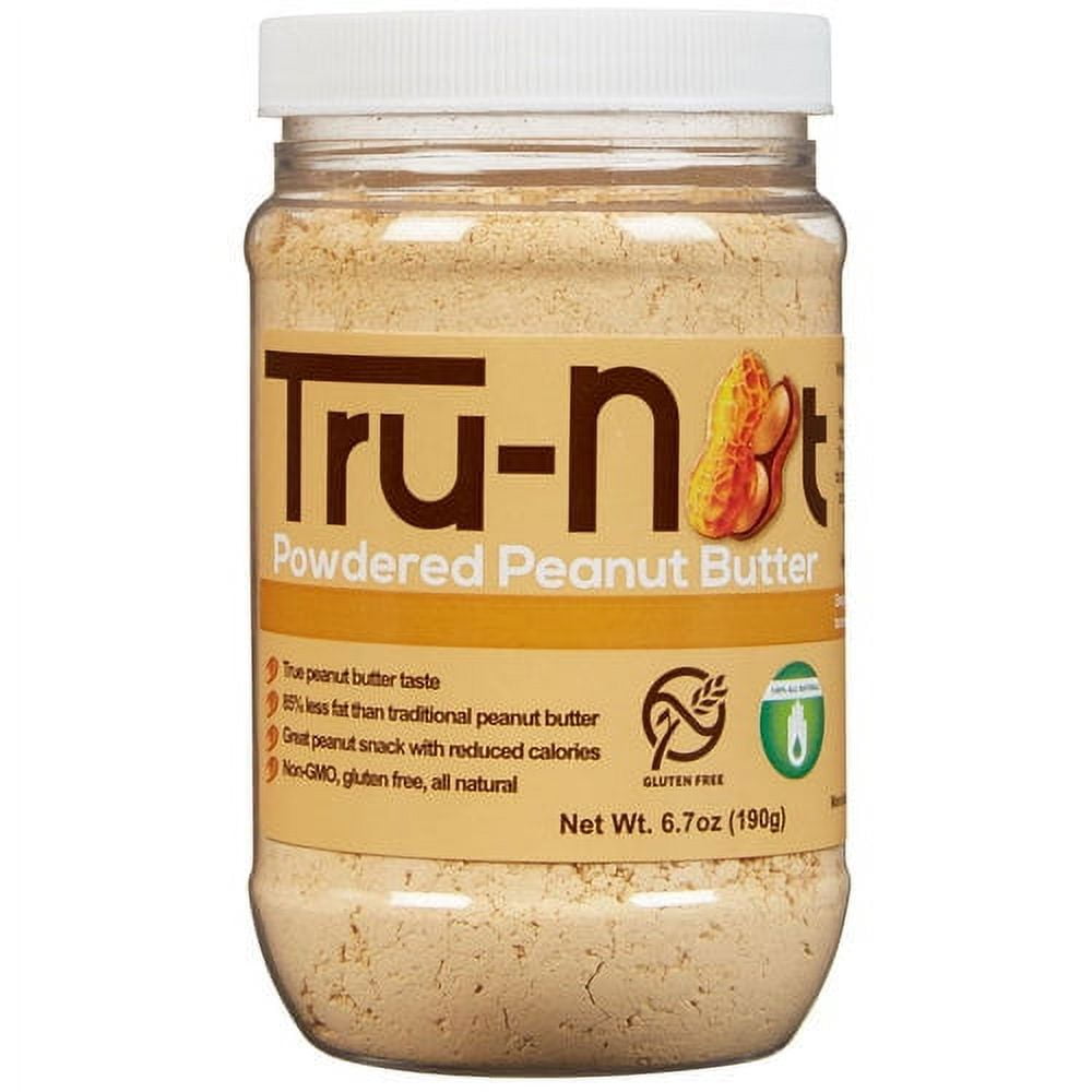 Tru Nut Powdered Peanut Butter, 6.7 oz Jar - Walmart.com