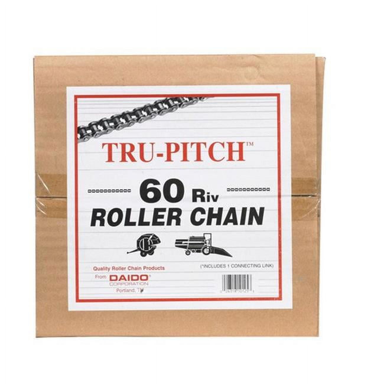 Tru-Pitch Daido Steel Roller Chain 1/4 in. D X 1 in. L - Walmart.com