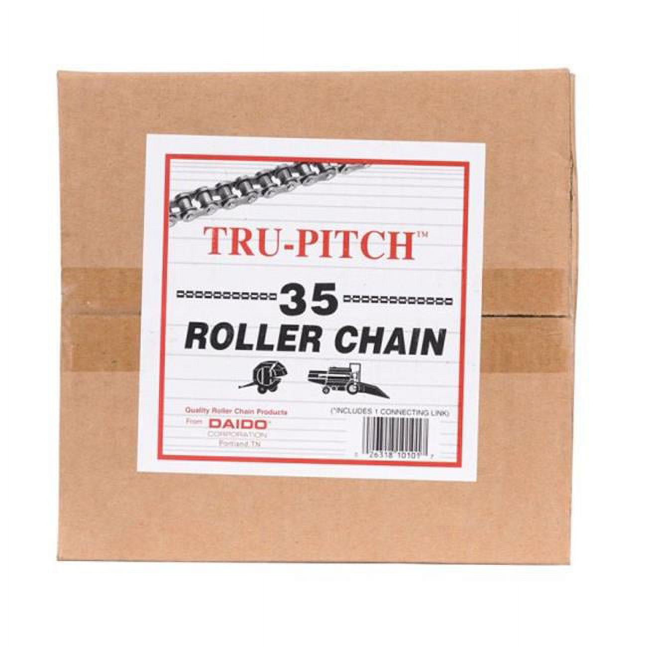 Tru-Pitch Daido Steel Roller Chain 1/8 in. D X 1/2 in. L - Walmart.com