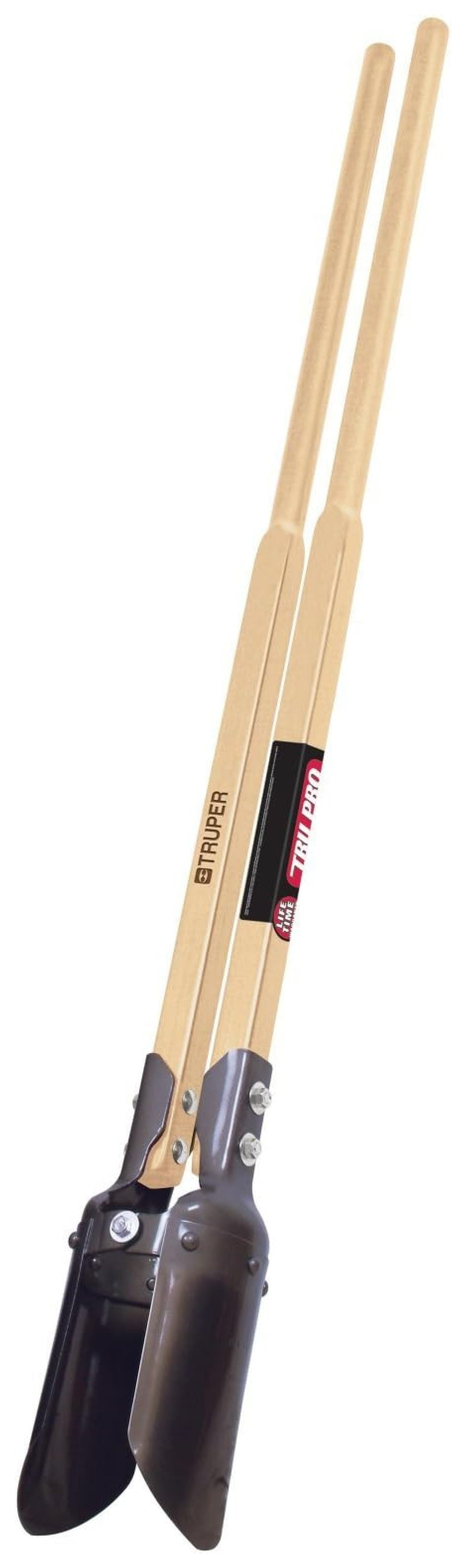 Tru Pro Post Hole Digger - Heavy Duty Wood Handle - Professional Grade ...