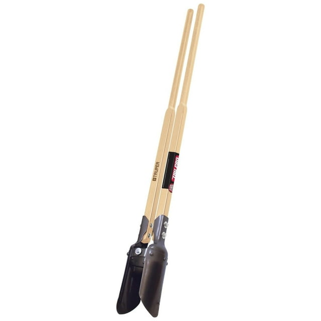 Tru Pro Post Hole Digger - Heavy Duty Wood Handle - Professional Grade ...