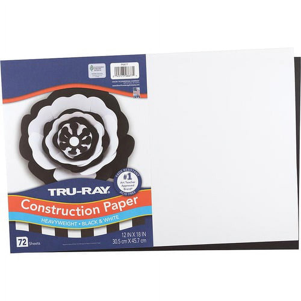 Tru-Ray Tru-Ray Construction Paper - Art Project, Craft Project - 12 ...