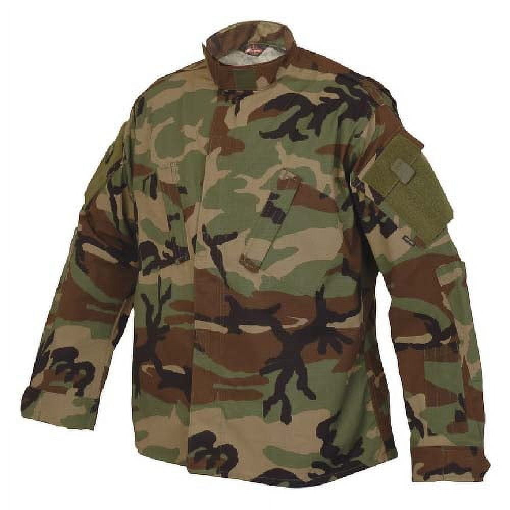 Tru-Spec 50/50 Nylon/Cotton Rip-Stop Tactical Response Shirts Woodland ...