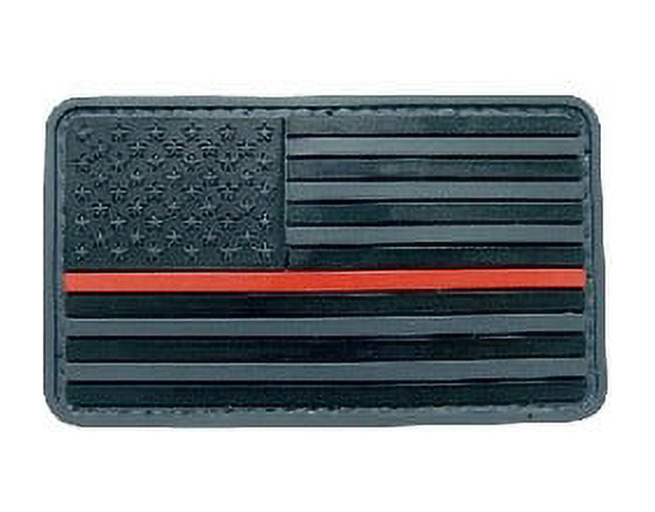 Tru Spec 6783000 PVC Moral Patch - Slogans US Flag Black Red Stripe ...