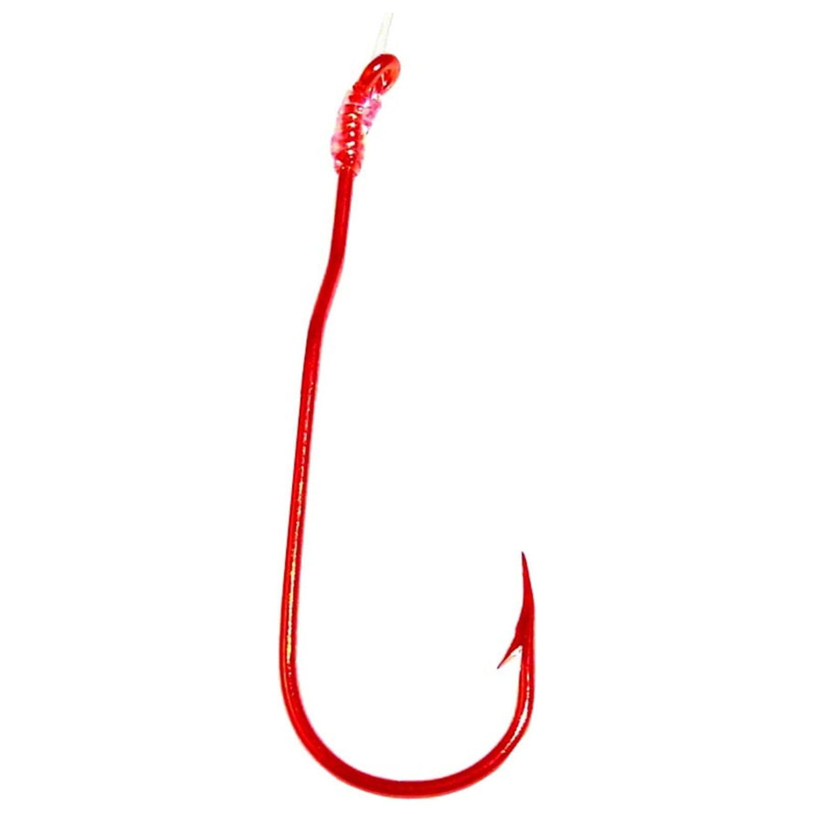 Tru-Turn 863G 4 Snelled Hook Size 4 Spear Point Light Wire - Walmart.com