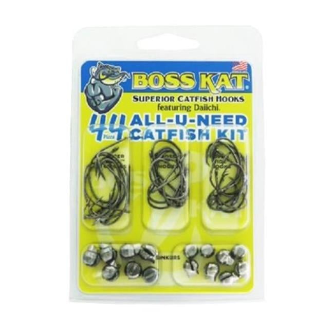 Tru Turn Boss Katall-U-Need Hook & Sinker Catfish Kit, 44 Piece ...