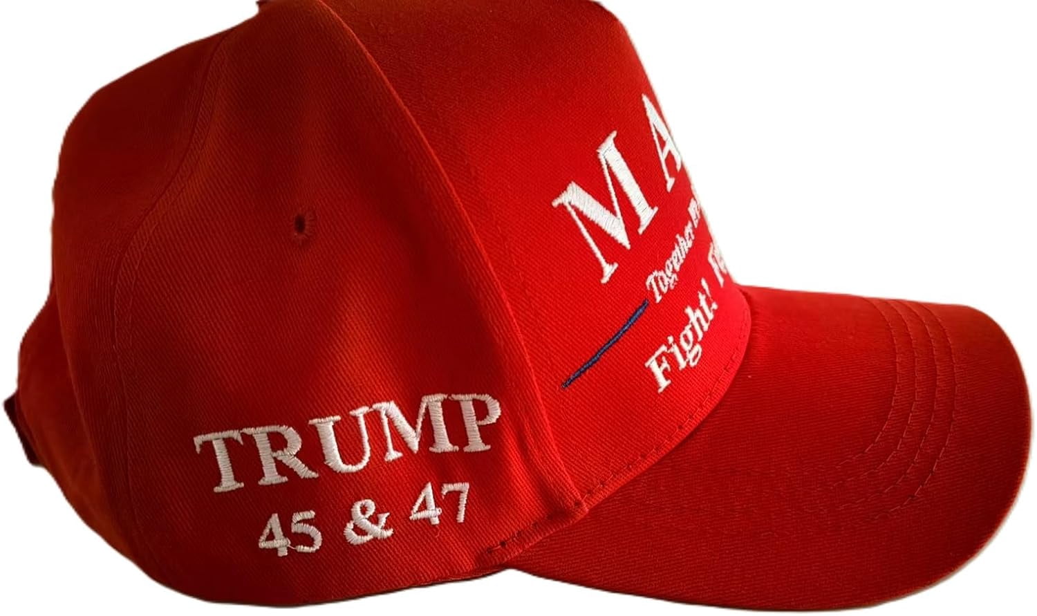Tru_mp 2024 MAGA Cap Special Design Fight Fight Fight Version Red ...