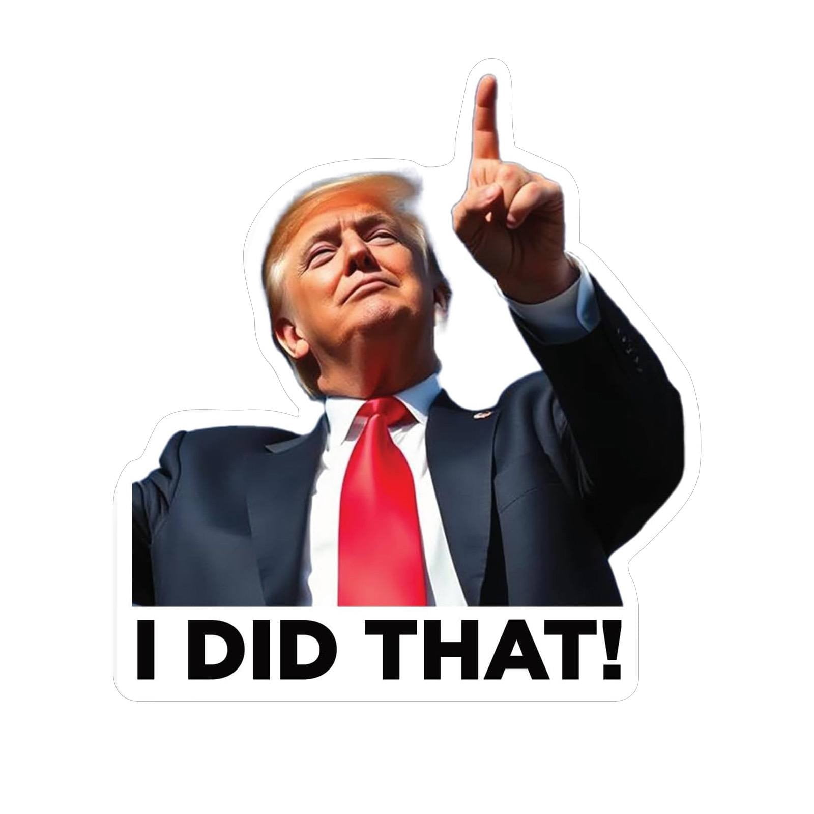 Tru-mp "I Did It" Fun Stickers – 2 Inch Pump Stickers & Decals ...