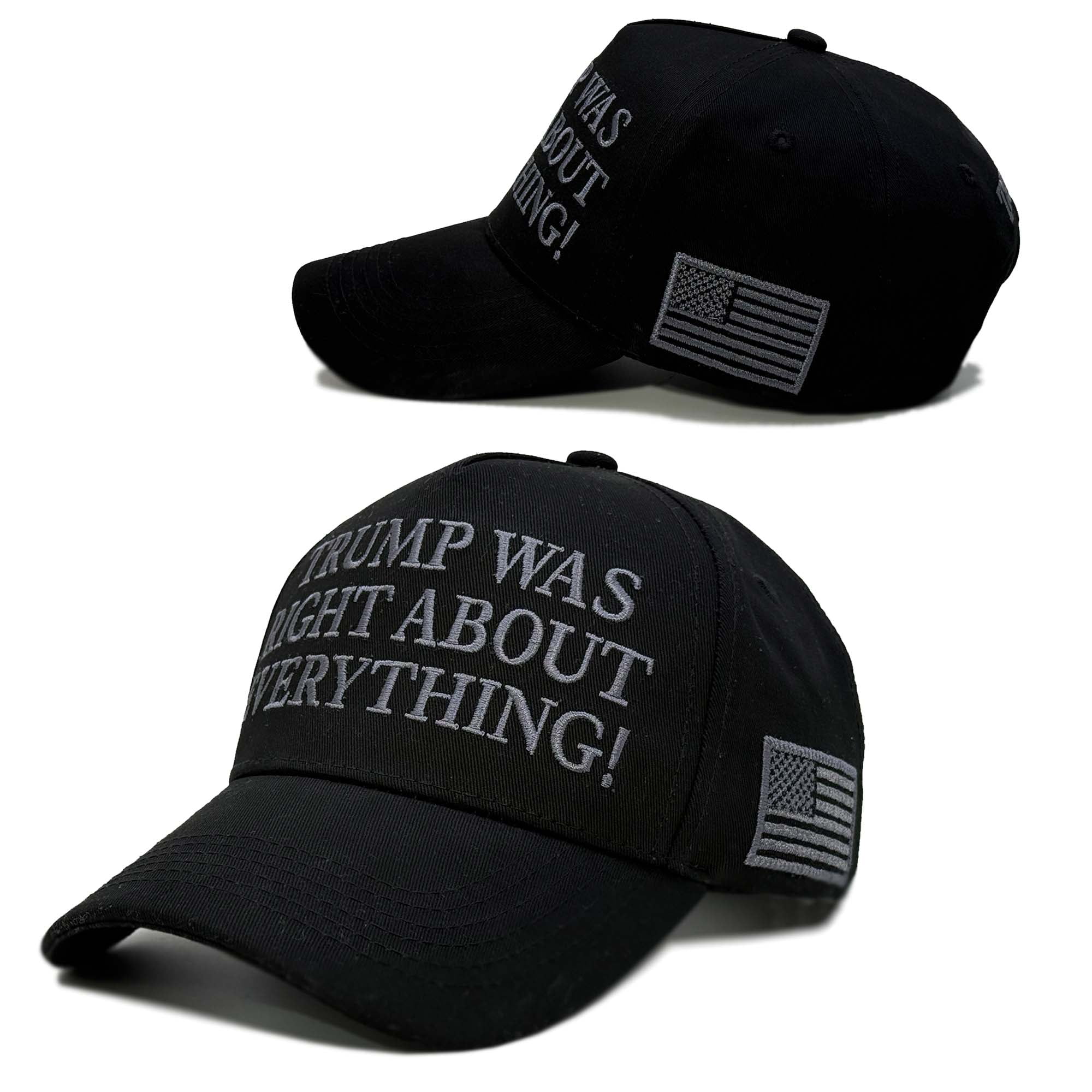 Tru_mp was Right About Everything Hat Tru_mp MAGA Hats Donald Tru_mp 2024 45-47 with USA Flag ...