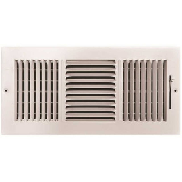 TruAire 103M 14X06 14 in. x 6 in. 3-Way Steel Wall/Ceiling Register ...