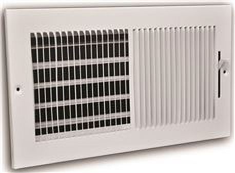 TruAire 132M 12X04 12 in. x 4 in. 2-Way 1/3 in. Fin Spaced Wall/Ceiling ...