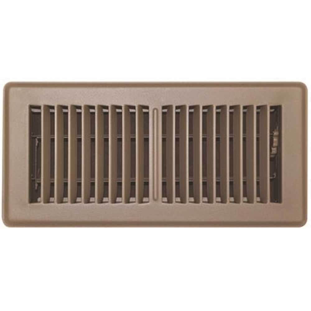 TruAire 150MB 04X10 4 in. x 10 in. Brown Floor Register - Walmart.com