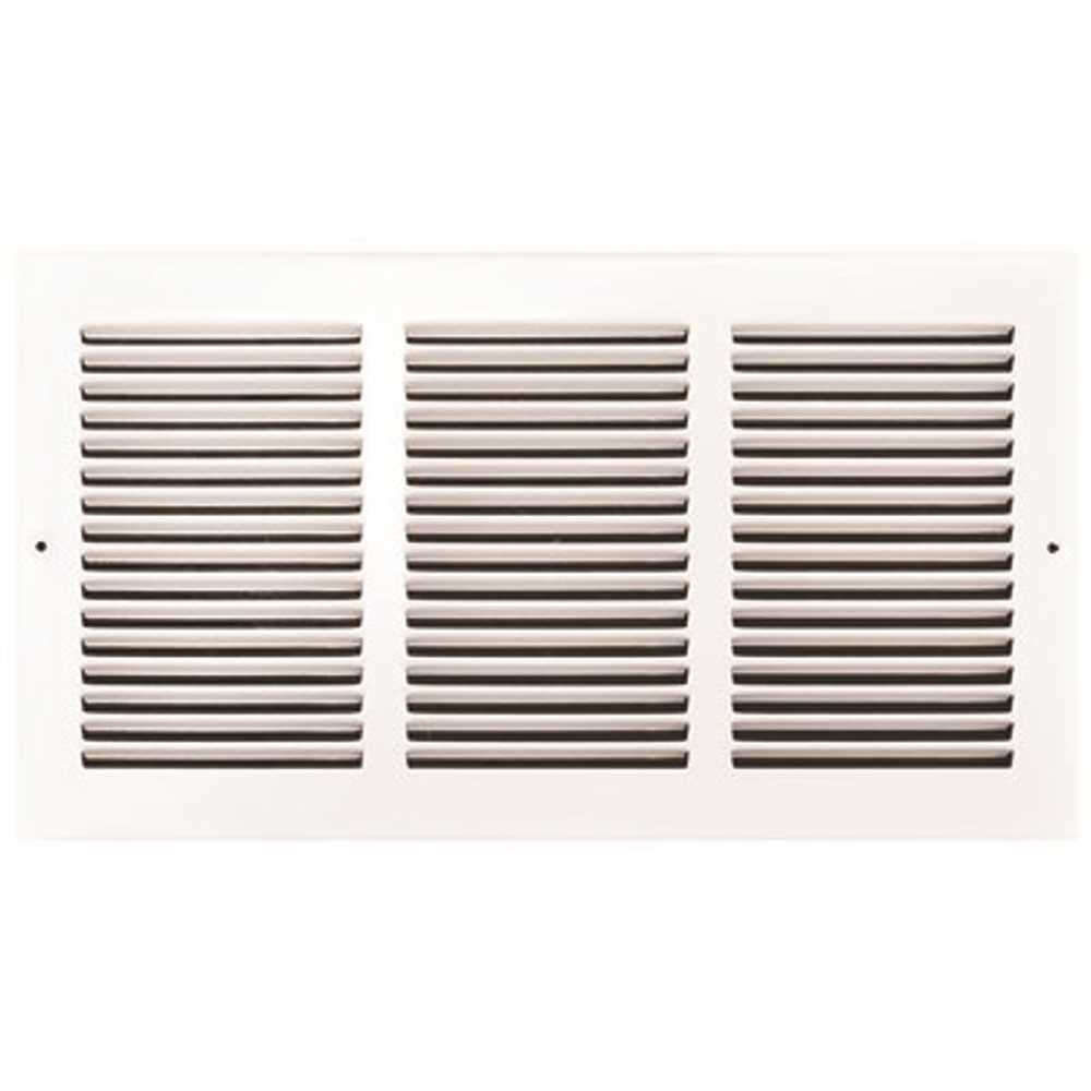 TruAire 170 16X08 16 in. x 8 in. White Stamped Return Air Grille ...