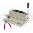 TruBind Coil Binding Machine with Electric Coil Inserter | Manually Punch up to 12 Sheets | 440 ...