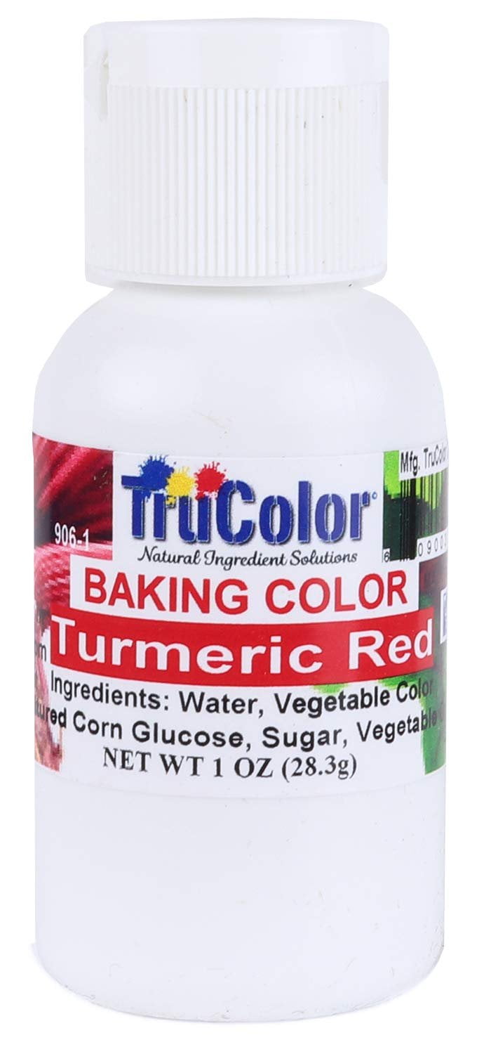 TruColor Natural Liquid Baking Color, 1 Ounce Turmeric Red - Walmart.com