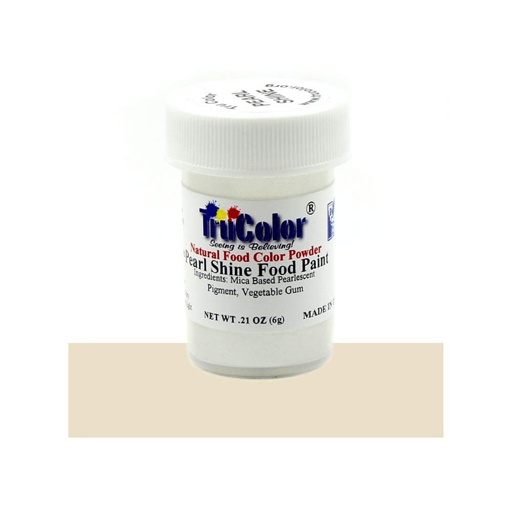 TruColor Pearl Shine Natural Food-Coloring Powder Paint, 6 Grams ...