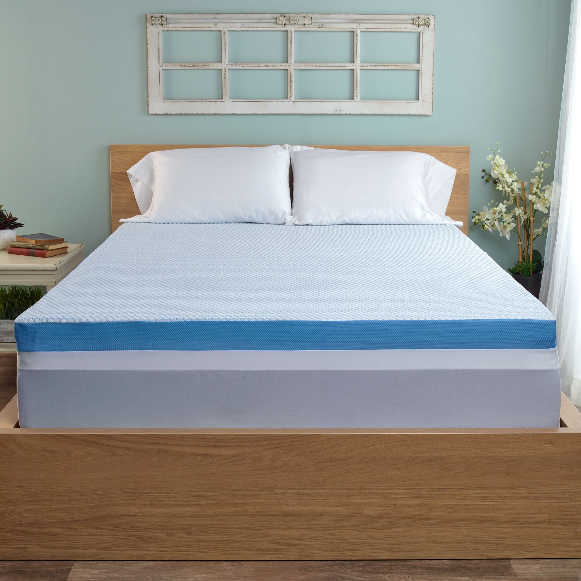 TruCool 3" Mattress Topper featuring Serene Foam, Queen - Walmart.com