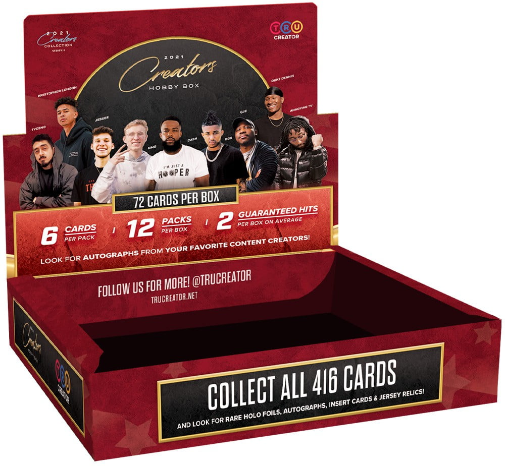 TruCreator, Inc. 2021 Creators Collection Trading Card HOBBY Box (12 ...