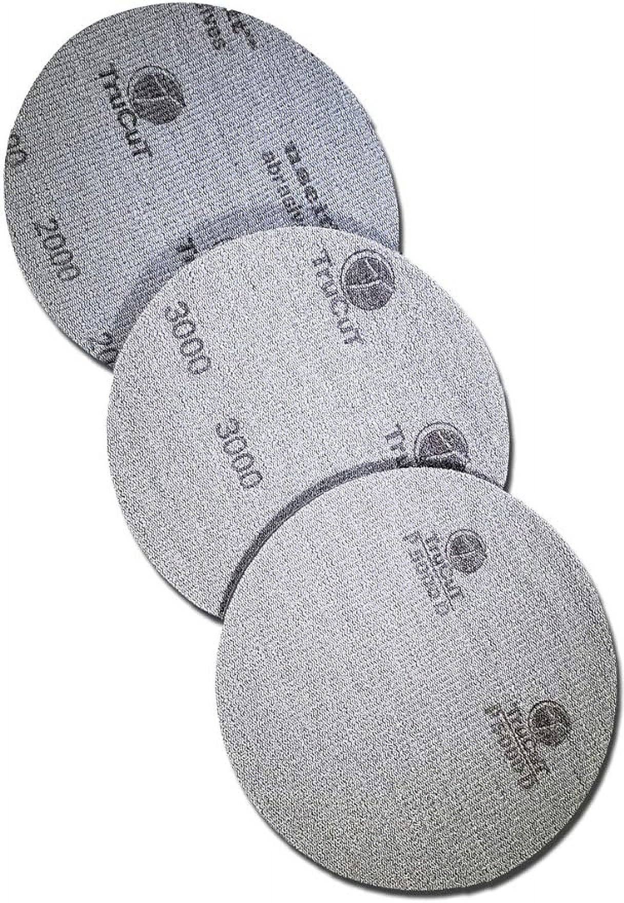 TruCut Sanding Pads | 3 Pack High | 5" Diameter | Sanding Pads Made for ...