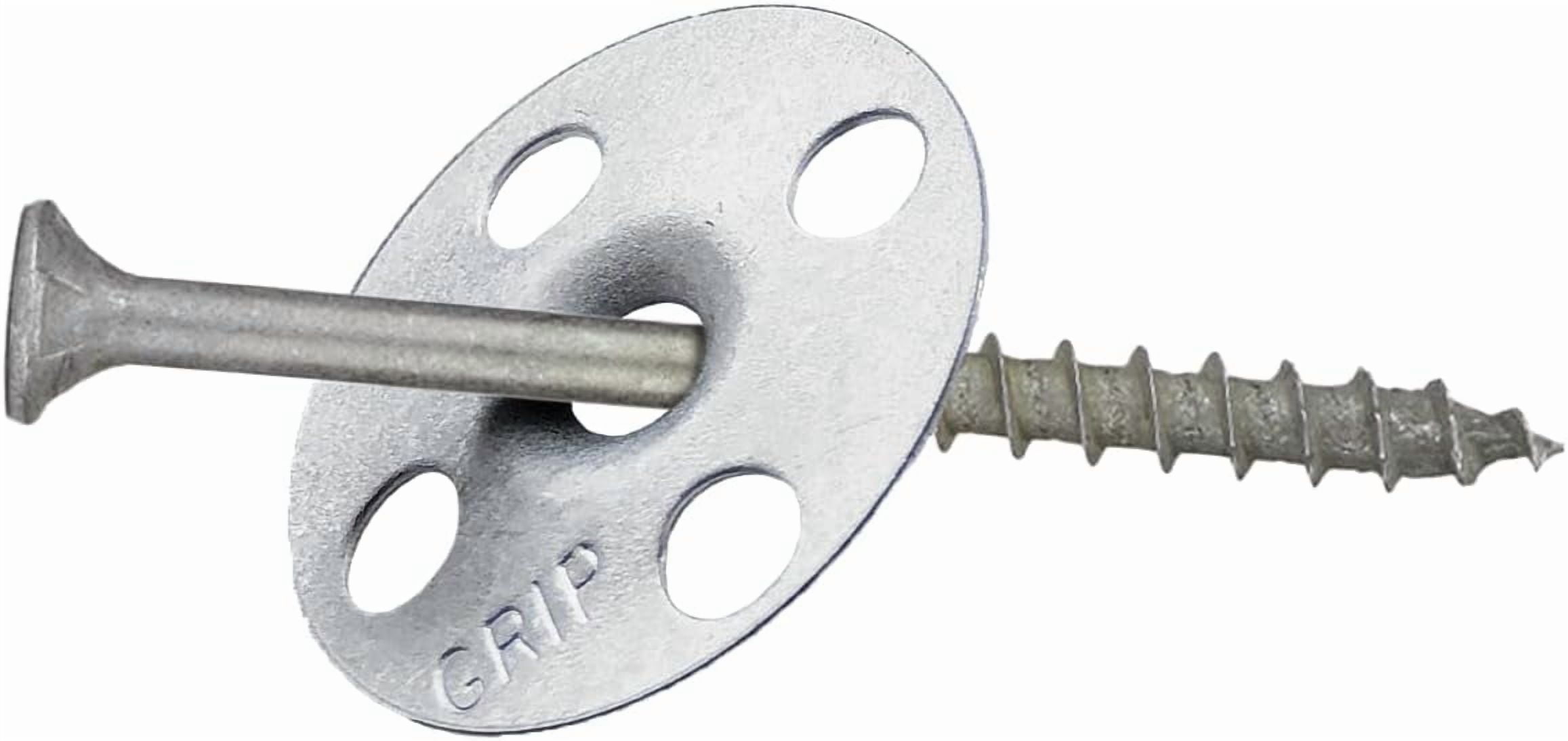 TruFast 1.25" Grip-Plate Flat Metal Washer (1000 EA) Silver Galvanized ...