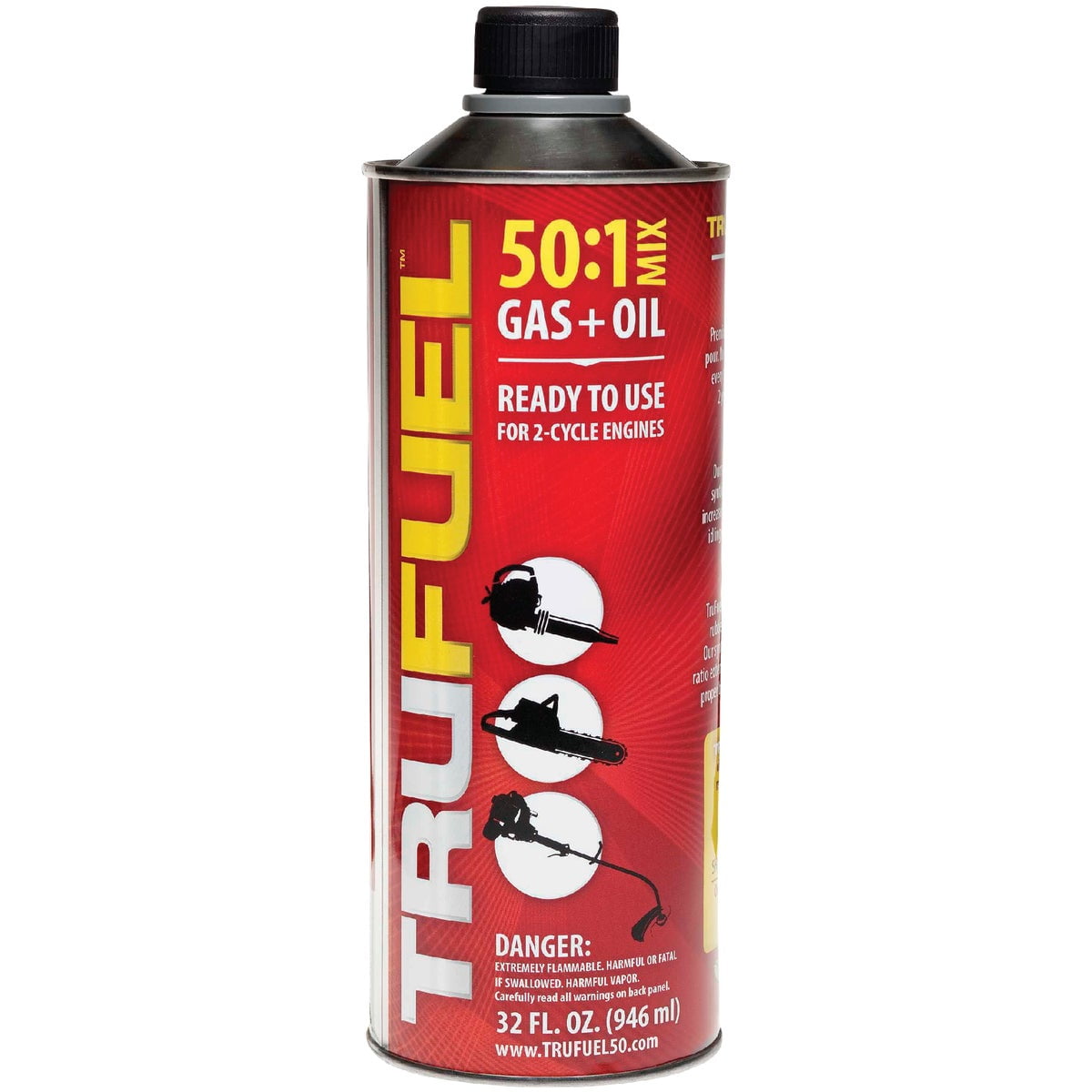 TruFuel 32 Oz. 50:1 Ethanol-Free Small Engine Fuel & Oil Pre-Mix ...