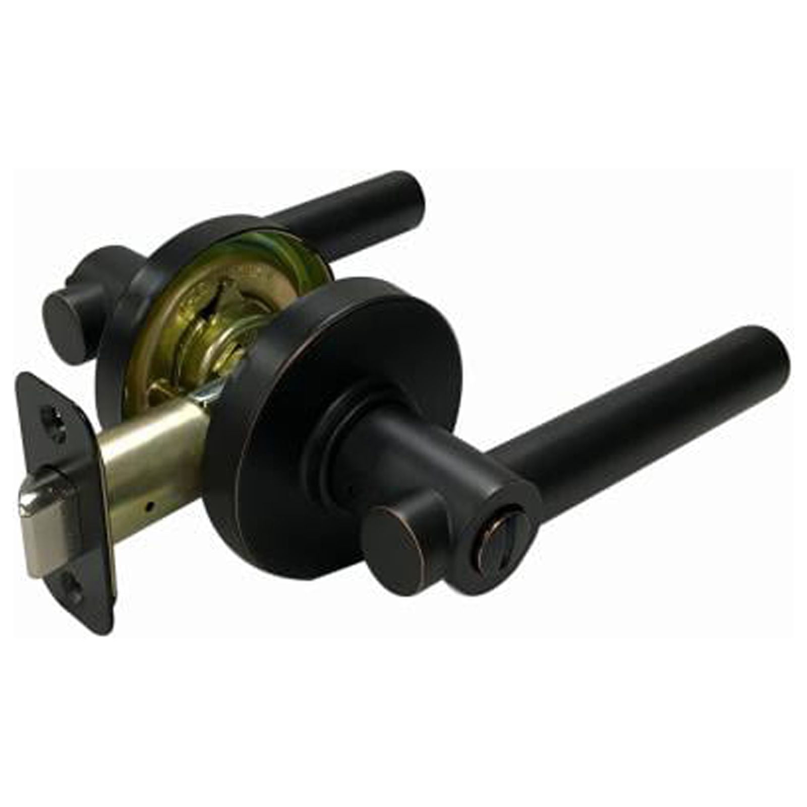 TruGuard LP2X701C Basel Privacy Leverset, Aged Bronze - Quantity 6 ...