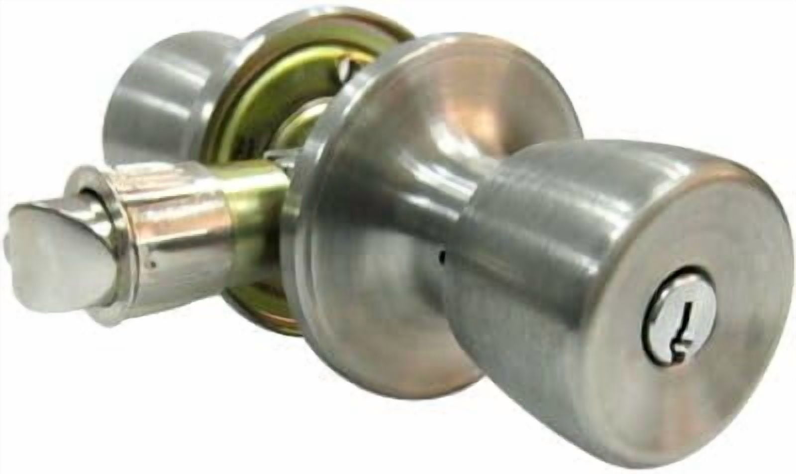 TruGuard TS600B-MH KA2 Mobile Home Entry Lockset, Tulip-Style Knob ...